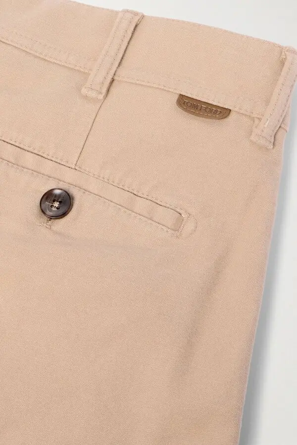 TOM FORD Cottonblend Moleskin Straightleg Pants