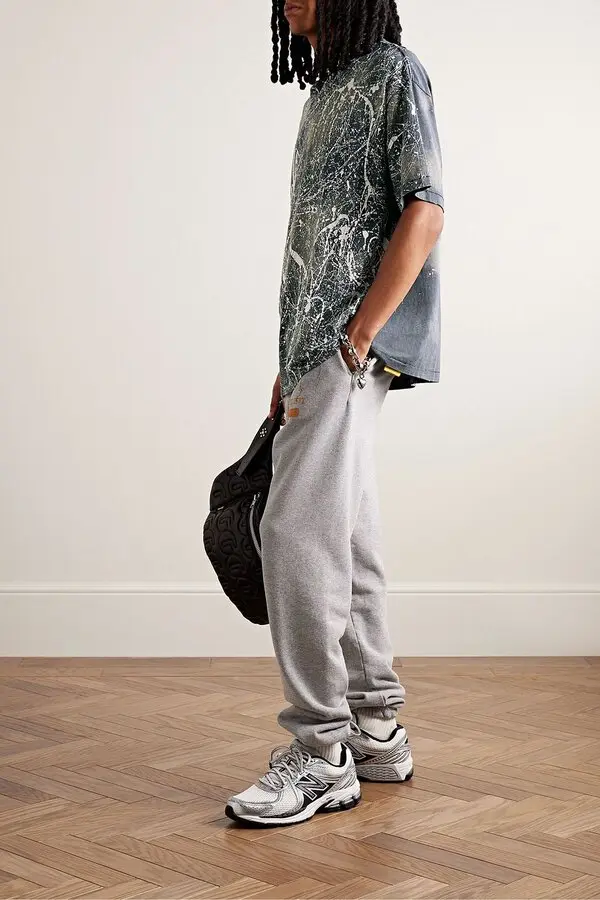 GALLERY DEPT. Paintsplattered Bleached Cottonjersey Tshirt