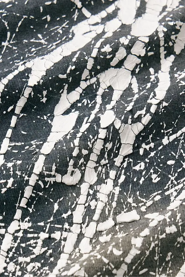 GALLERY DEPT. Paintsplattered Bleached Cottonjersey Tshirt