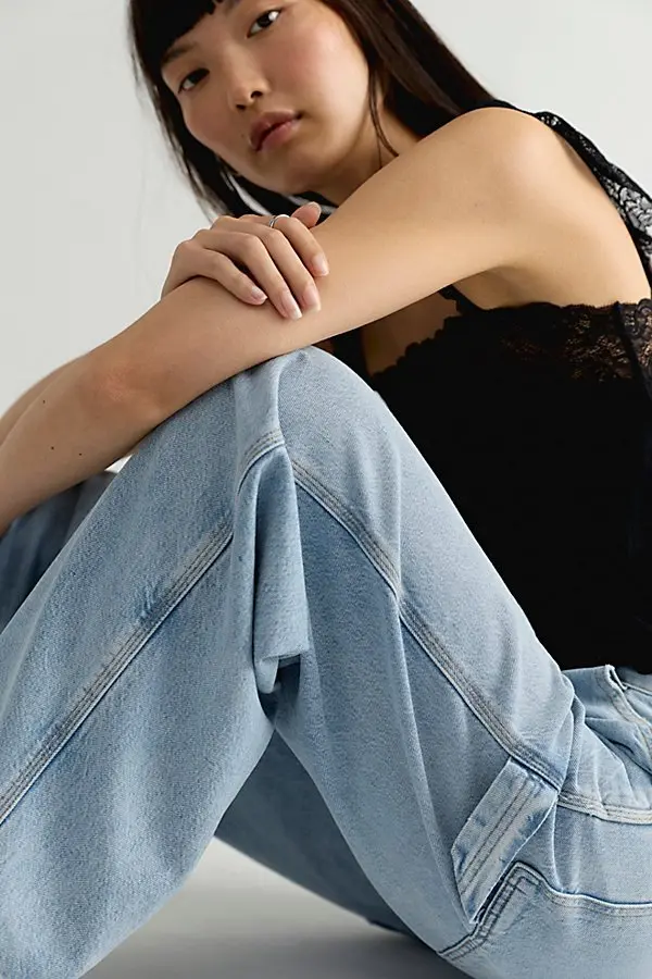 AGOLDE Lyndon Loose Wide-leg Jeans With Hammer Loop Detail