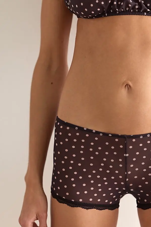 Only Hearts Verona French Briefs - Black Blush