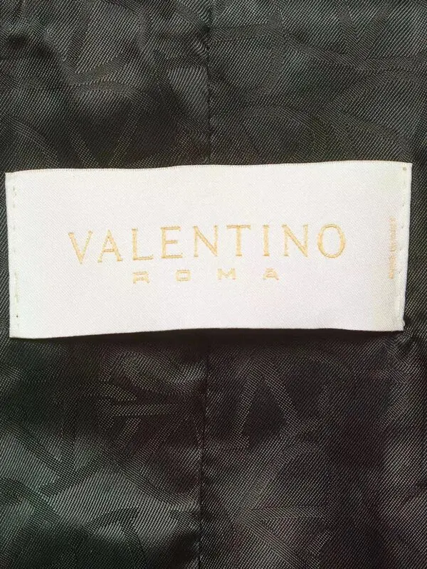 Valentino Garavani Crocodile-effect Leather Lace-up Jacket