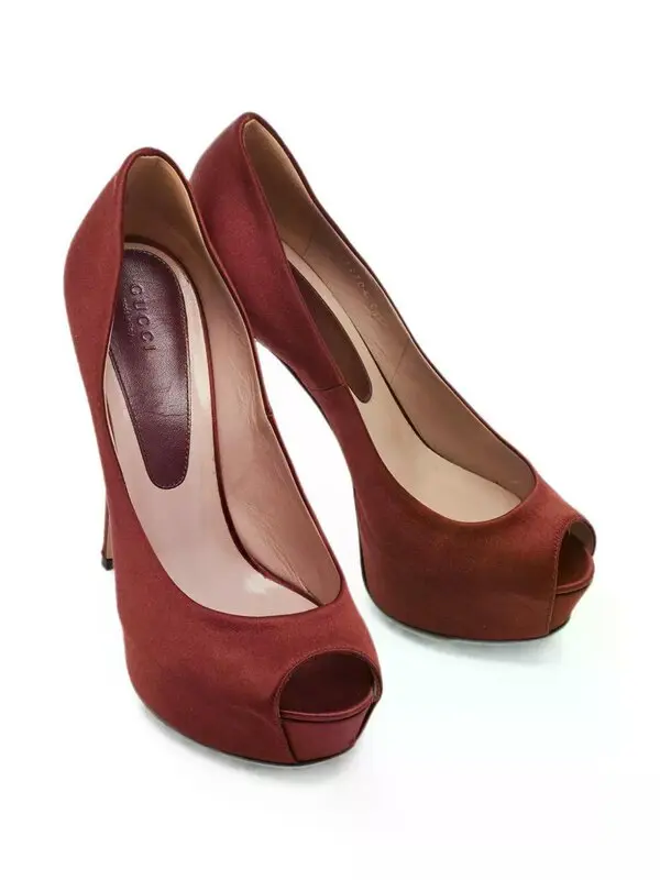 Gucci Peep-toe Platform Pumps