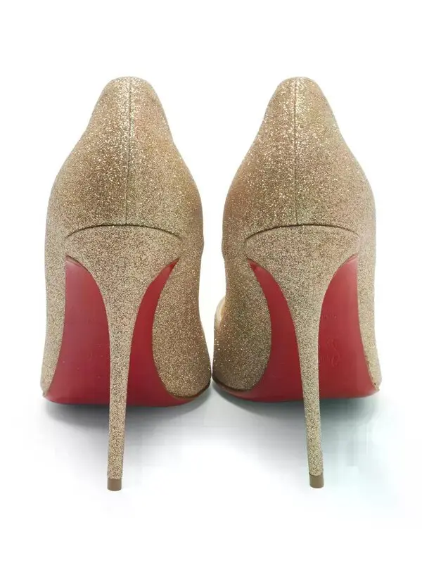 CHRISTIAN LOUBOUTIN So Kate Pointed-toe Pumps - Gold