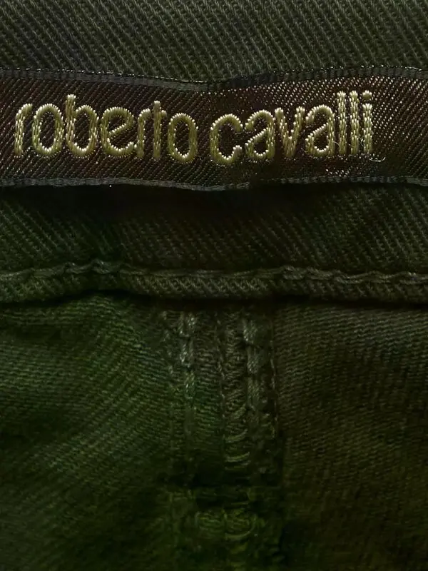 Roberto Cavalli Rhinestone Embellished Skinny Jeans