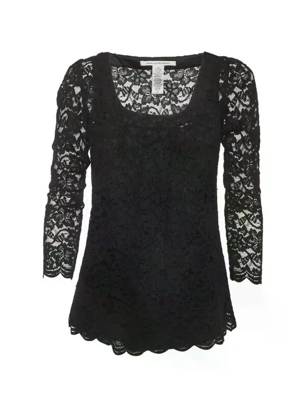Diane Von Furstenberg Hasina Lace Blouse