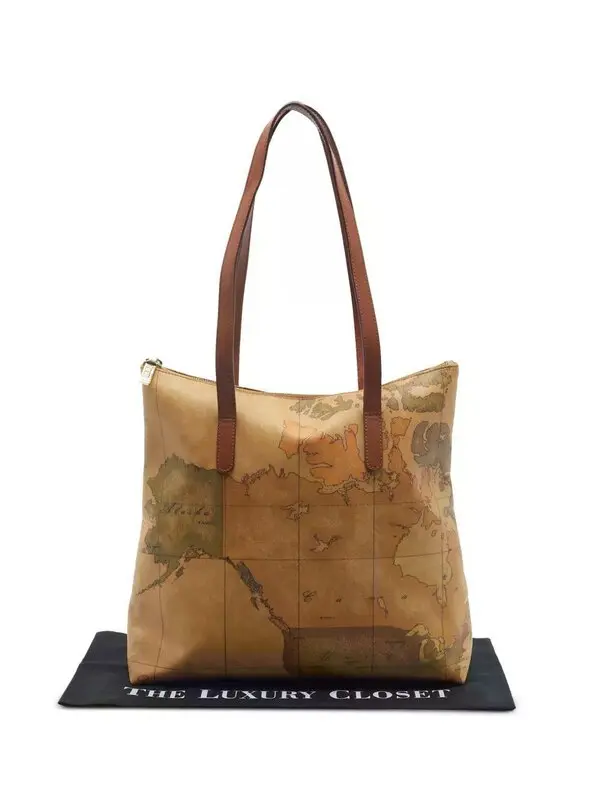 ALVIERO MARTINI 1° CLASSE Geo Classic Zip-fastening Tote Bag