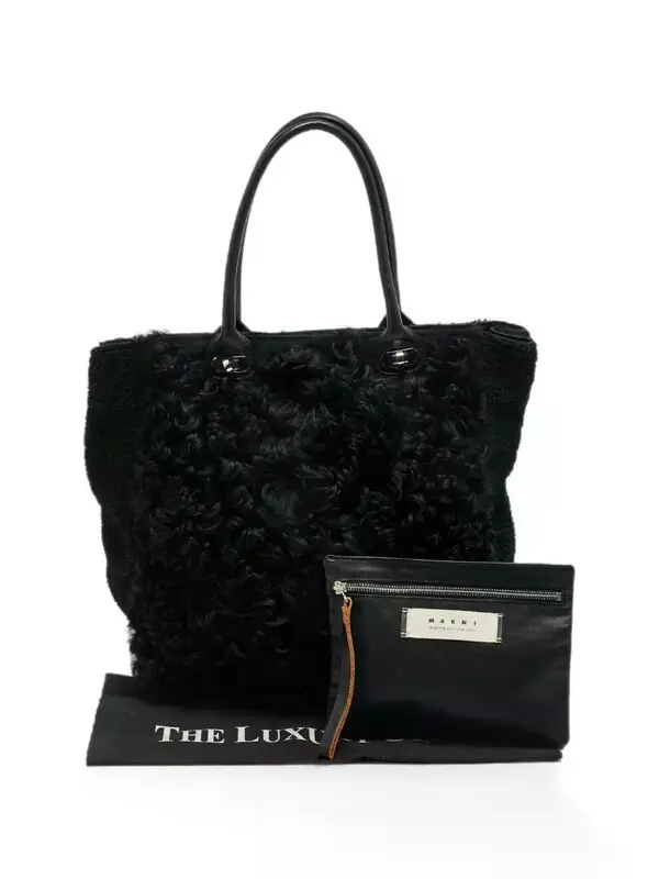 Marni Shearling Tote Bag