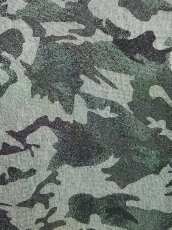 Zadig&Voltaire Camouflage-print Long-sleeve Cashmere Jumper