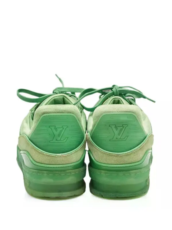LOUIS VUITTON Monogram Trainer Sneakers - Green