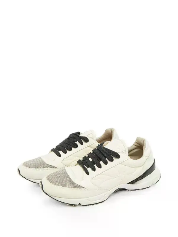 Brunello Cucinelli Lace-up Leather Sneakers