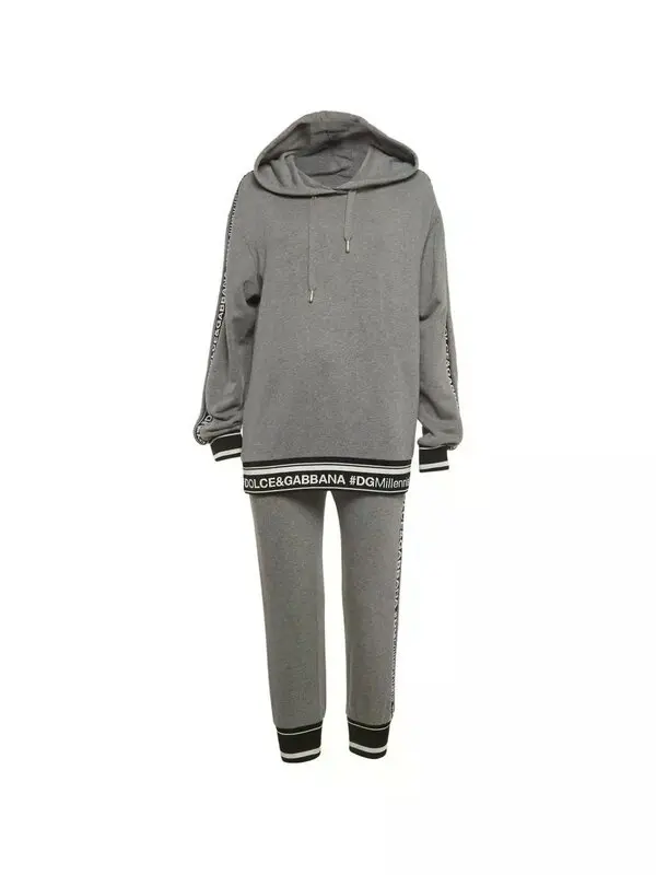 Dolce & Gabbana Logo Trim Tracksuit - Grey