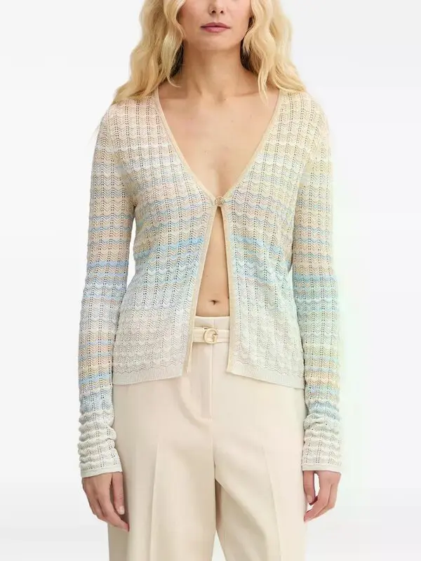 Guess Chevron-knit Cardigan