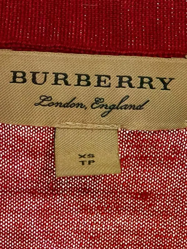 Burberry Merino Wool V-neck Cardigan