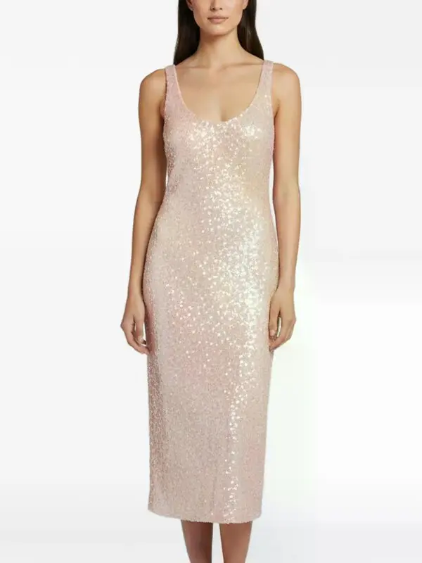 Nbd Nicole Sequin Embellished Midi Dress
