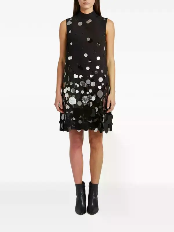 Prada Mini Embellished Sleeveless Dress