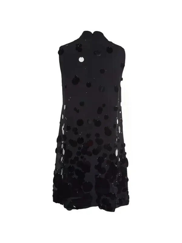 Prada Mini Embellished Sleeveless Dress