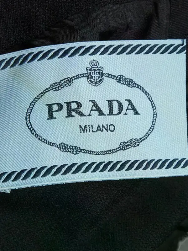 Prada Mini Embellished Sleeveless Dress