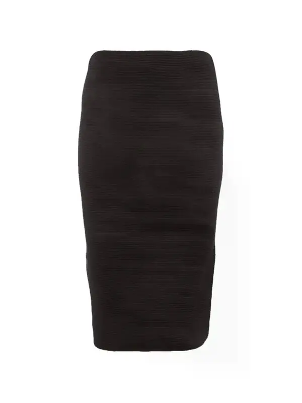 Emporio Armani Ribbed Midi Skirt