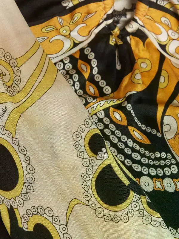 Emilio Pucci Printed V-neck Blouse