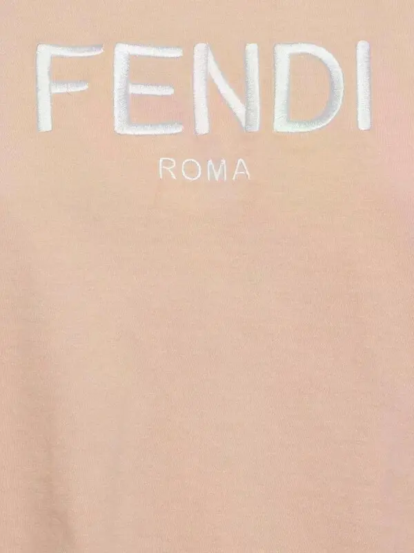 Fendi Embroidered Logo T-shirt