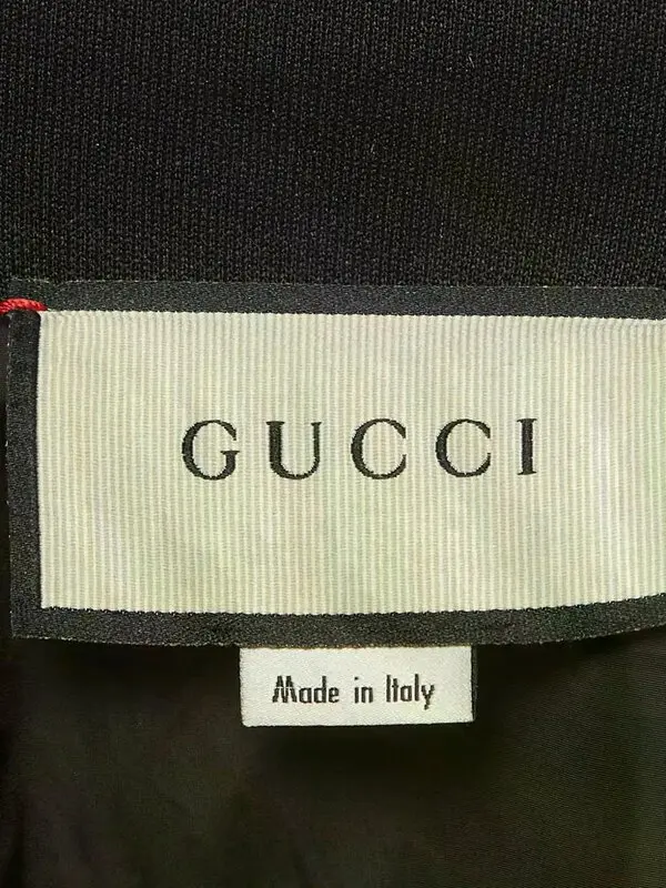 Gucci Gg Shoulder Stripe High Neck Jacket