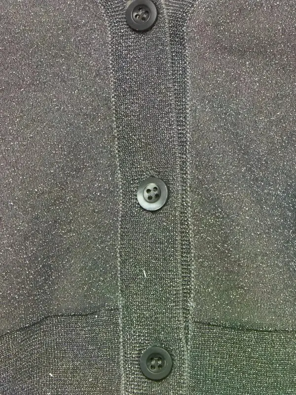 Prada Lurex-knit Cotton Cardigan