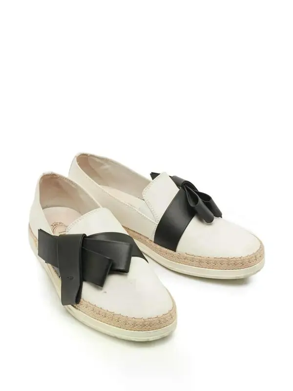 TOD'S Francesina Sneakers With Bow Detailing