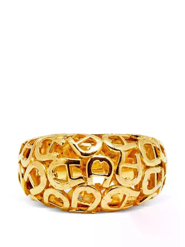 AIGNER Tone Cut-out Ring - Gold