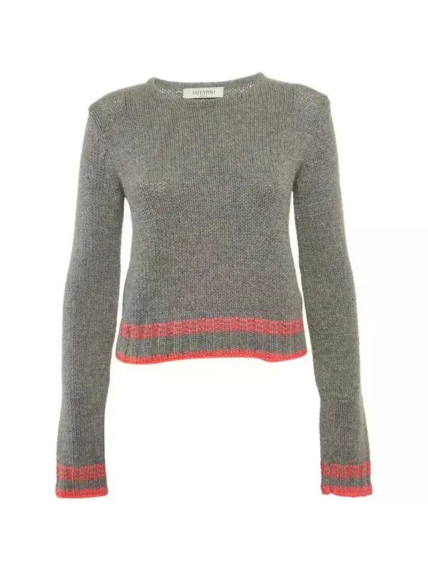 Valentino Garavani Ribbed Knit Crew-neck Sweater