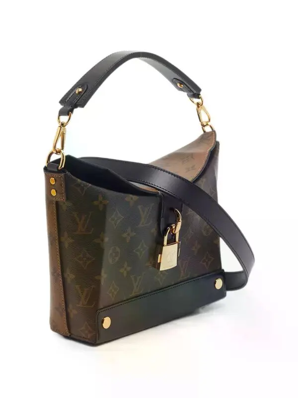 LOUIS VUITTON Monogram-reverse Bento Box Shoulder Bag