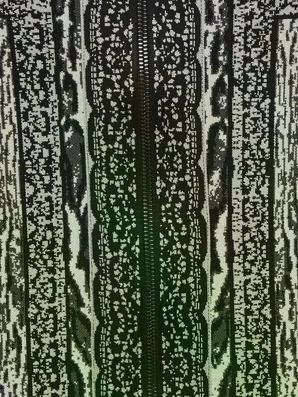 Herve Leger Patterned Pencil Skirt