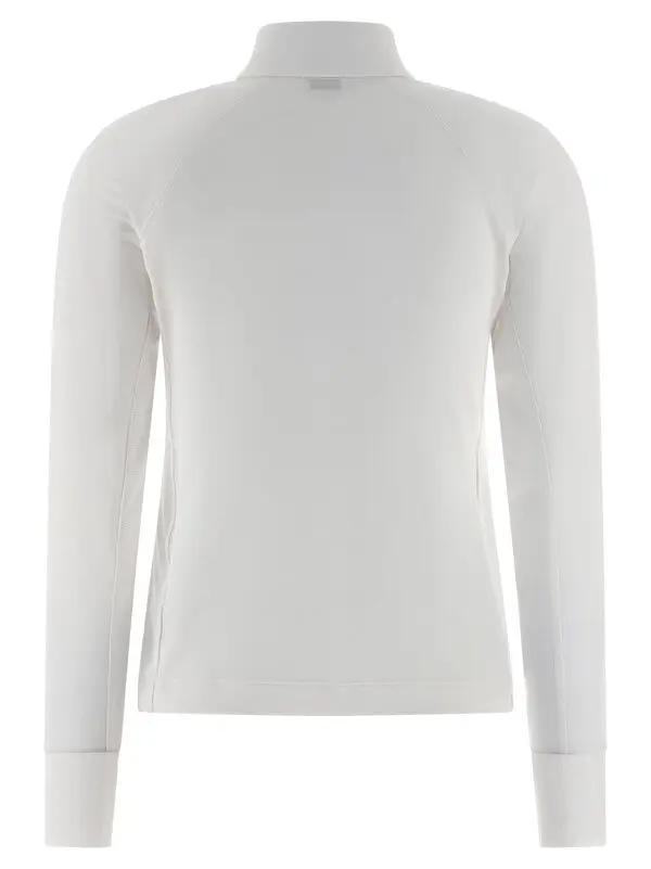 Brunello Cucinelli Techno Piquet High Neck Zip Sweater