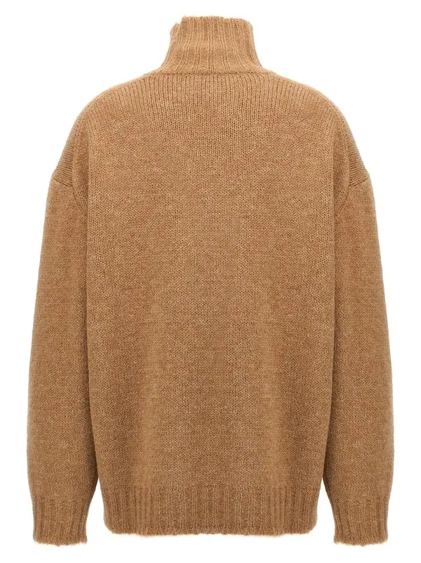 JIL SANDER Alpaca Blend High Neck Sweater