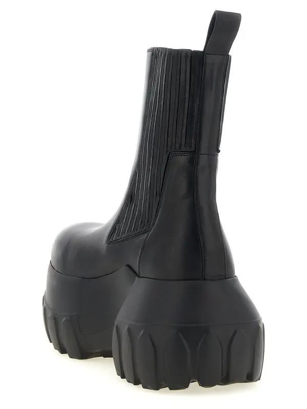 Rick Owens Beatle Mega Tractor' Ankle Boots