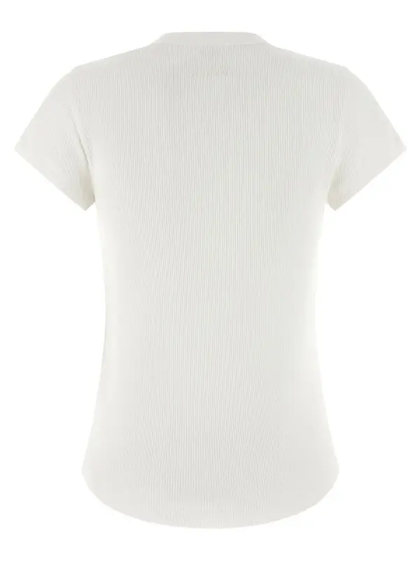 Isabel Marant Étoile Taomi Ribbed Cotton T-shirt - White