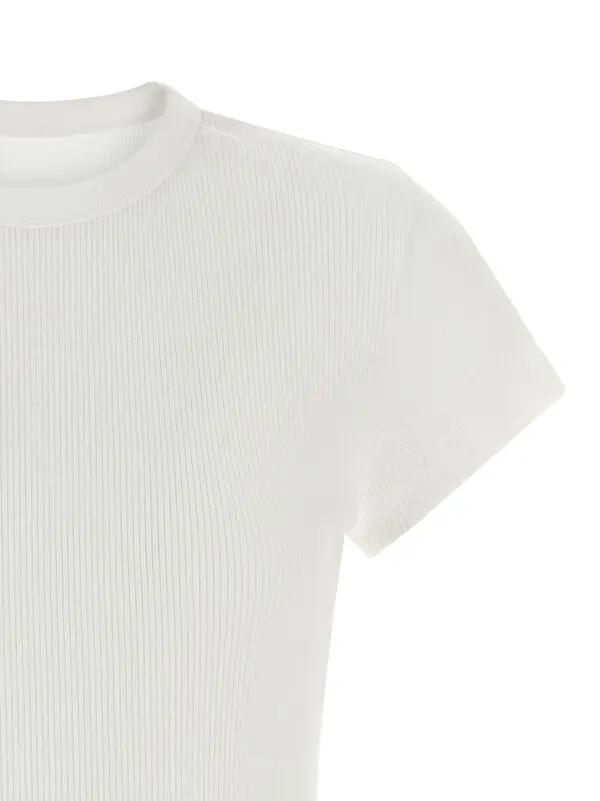 Isabel Marant Étoile Taomi Ribbed Cotton T-shirt - White