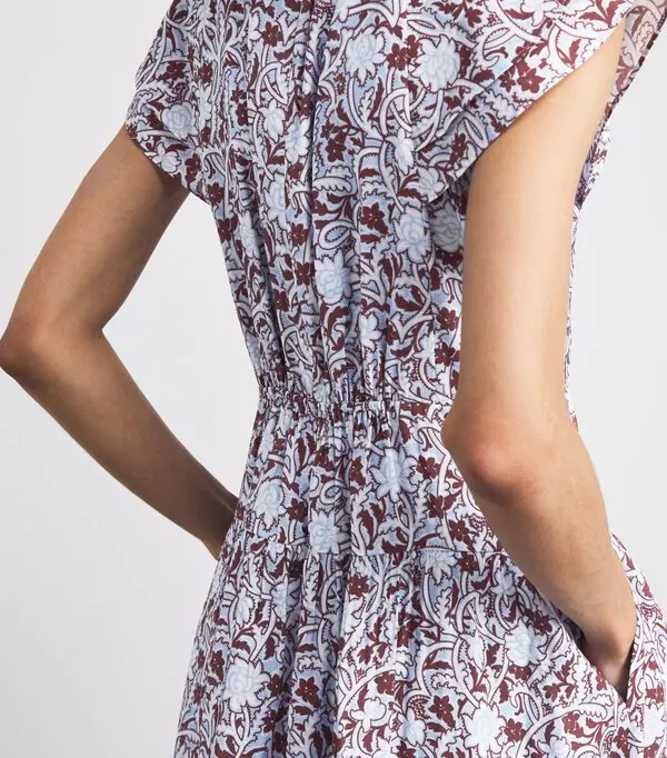 ME+EM Floral Midi Dress