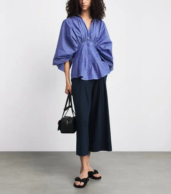 ME+EM Very Wide Pleated Trousers
