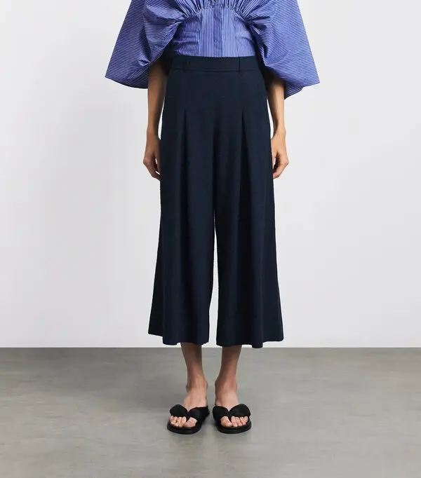 ME+EM Very Wide Pleated Trousers