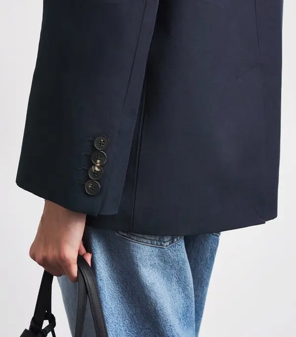 ME+EM Linen-blend Icon Blazer