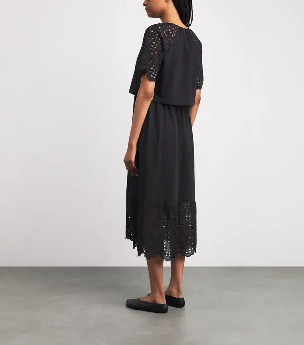 ME+EM Broderie Anglaise 2-in-1 Maxi Dress