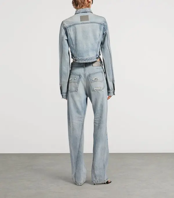 Balenciaga Twisted Seam Straight-leg Jeans