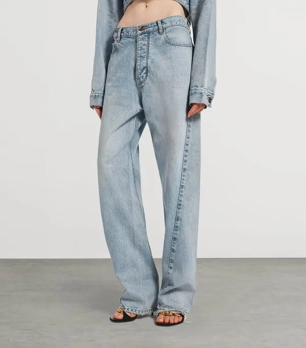 Balenciaga Twisted Seam Straight-leg Jeans