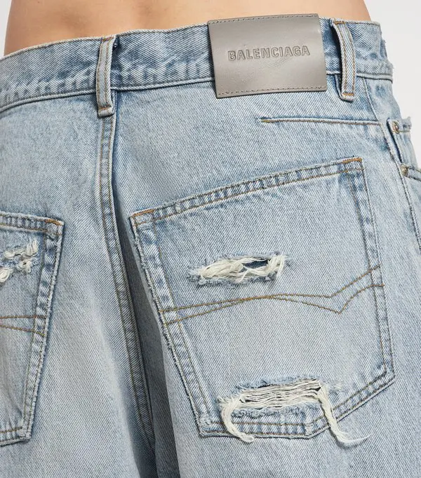 Balenciaga Twisted Seam Straight-leg Jeans