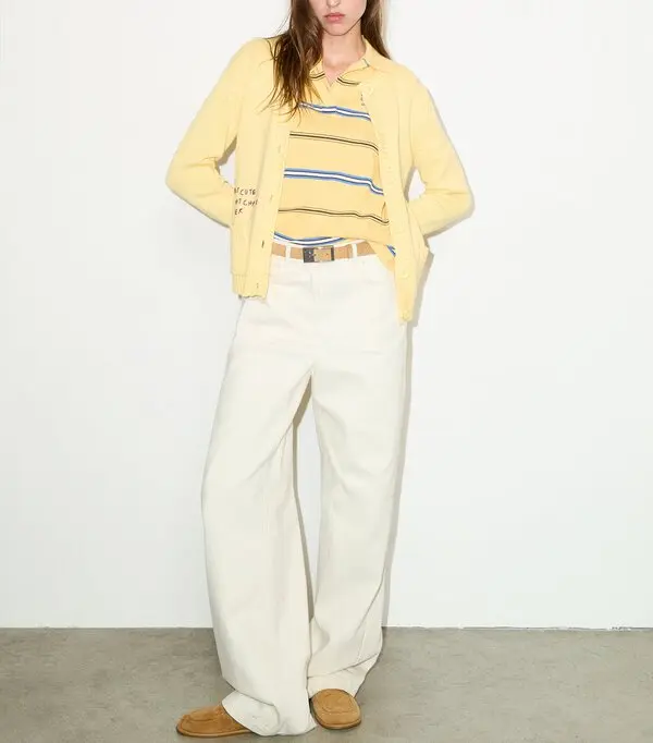 Max & Co. Embroidered Cotton Cardigan