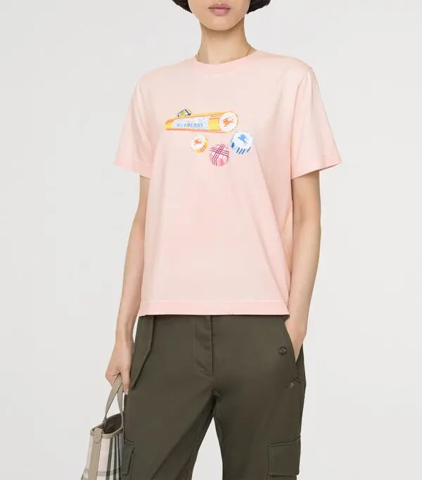 Burberry Cotton Graphic T-shirt