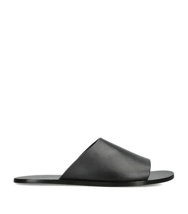 THE ROW Hugh Suede Slides