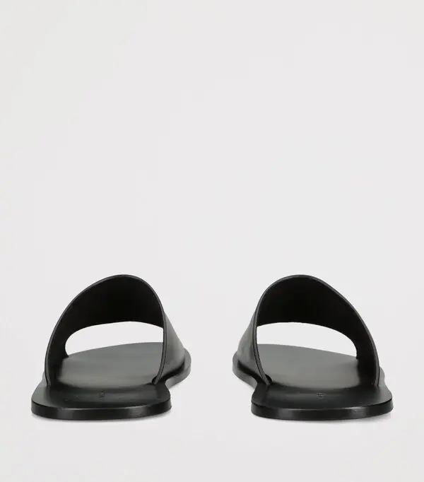 THE ROW Hugh Suede Slides
