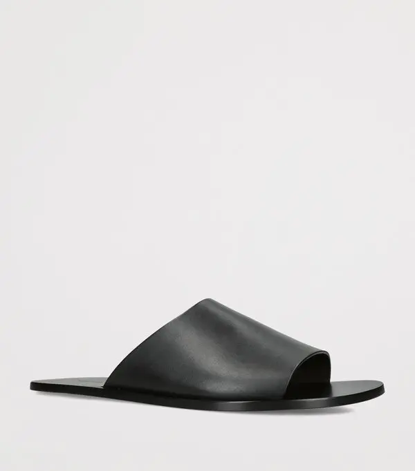 THE ROW Hugh Suede Slides